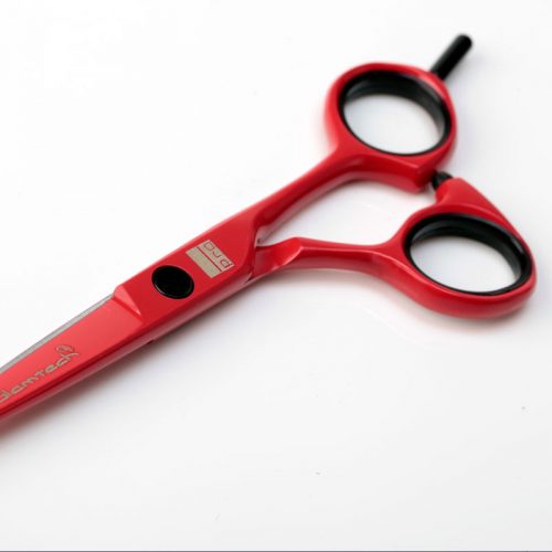 Red Hairdressing scissors - eye catching and unique - Glamtech