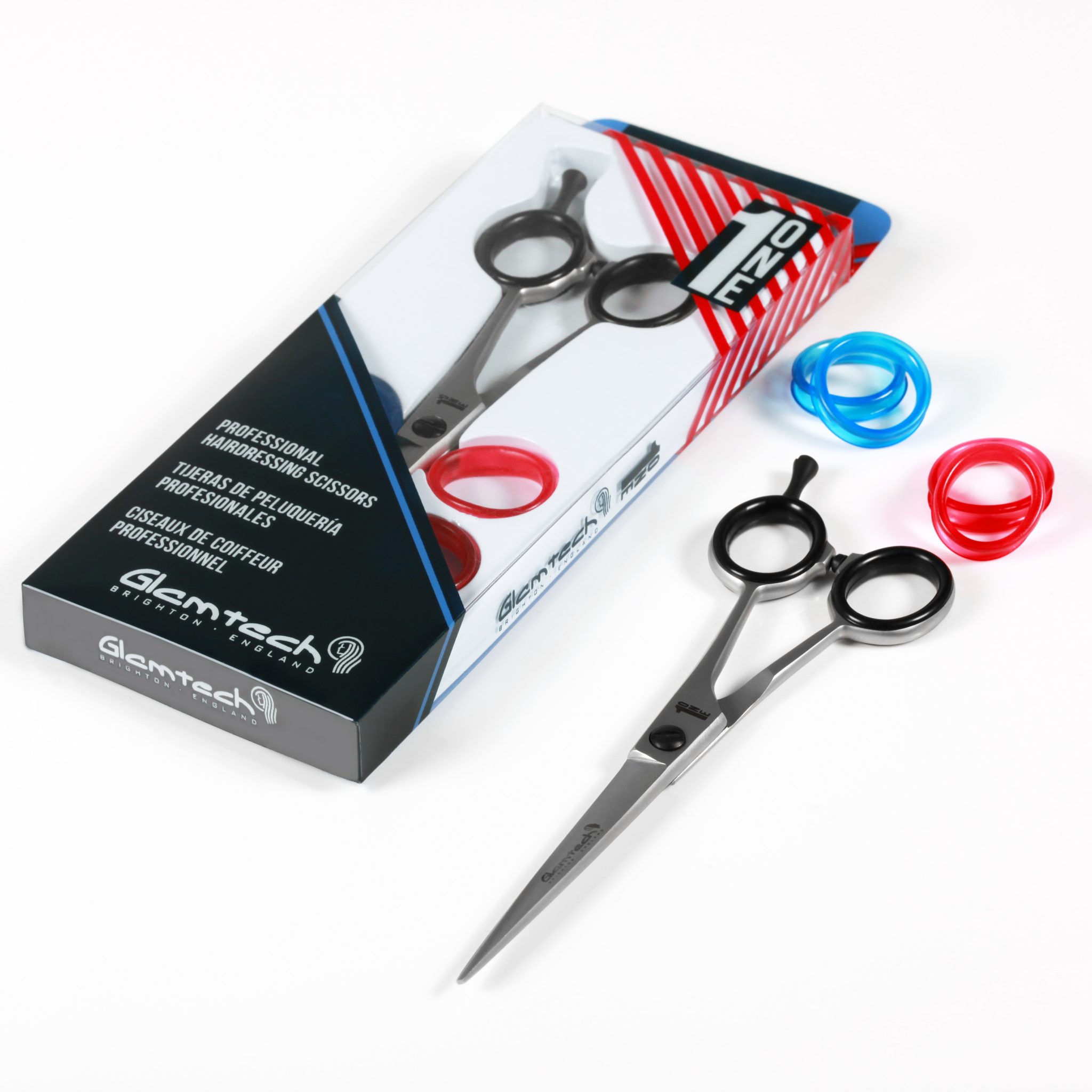 Glamtech One Serrated Hairdressing Scissors - Glamtech